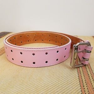 Accessories | The Perfect Pink Leather Belt | Poshmark